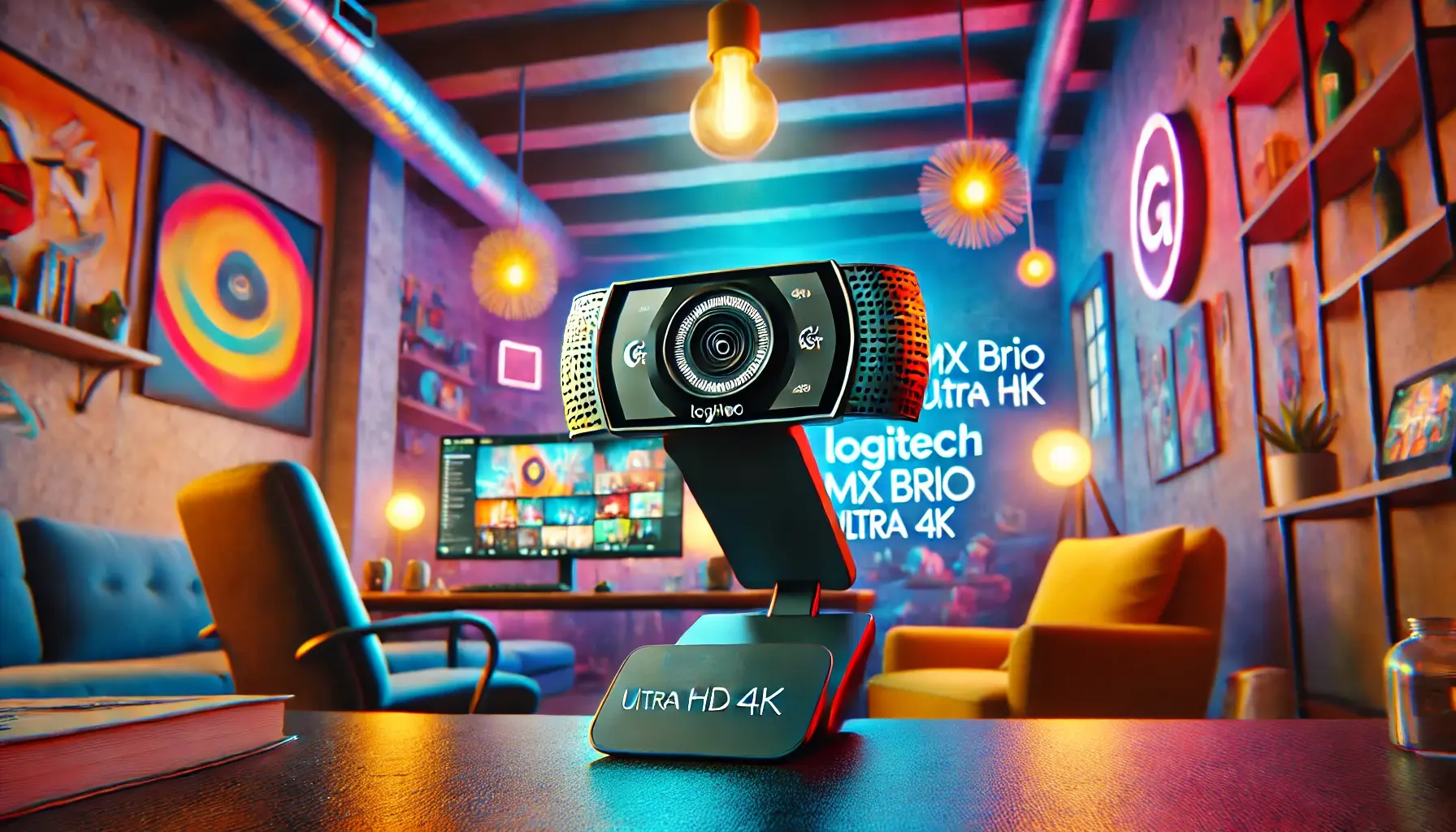 Webcam Ultra HD 4K Logitech MX Brio: Qualidade de Imagem e Microfone ...