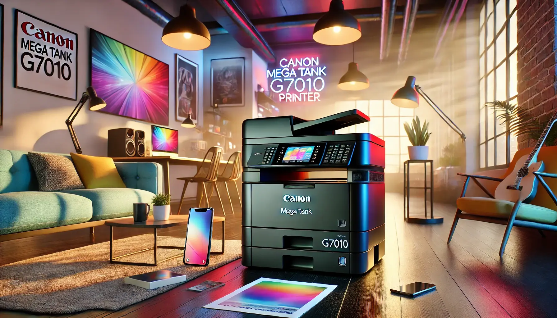 Impressora Multifuncional Canon Mega Tank G7010: Eficiência e Conectividade