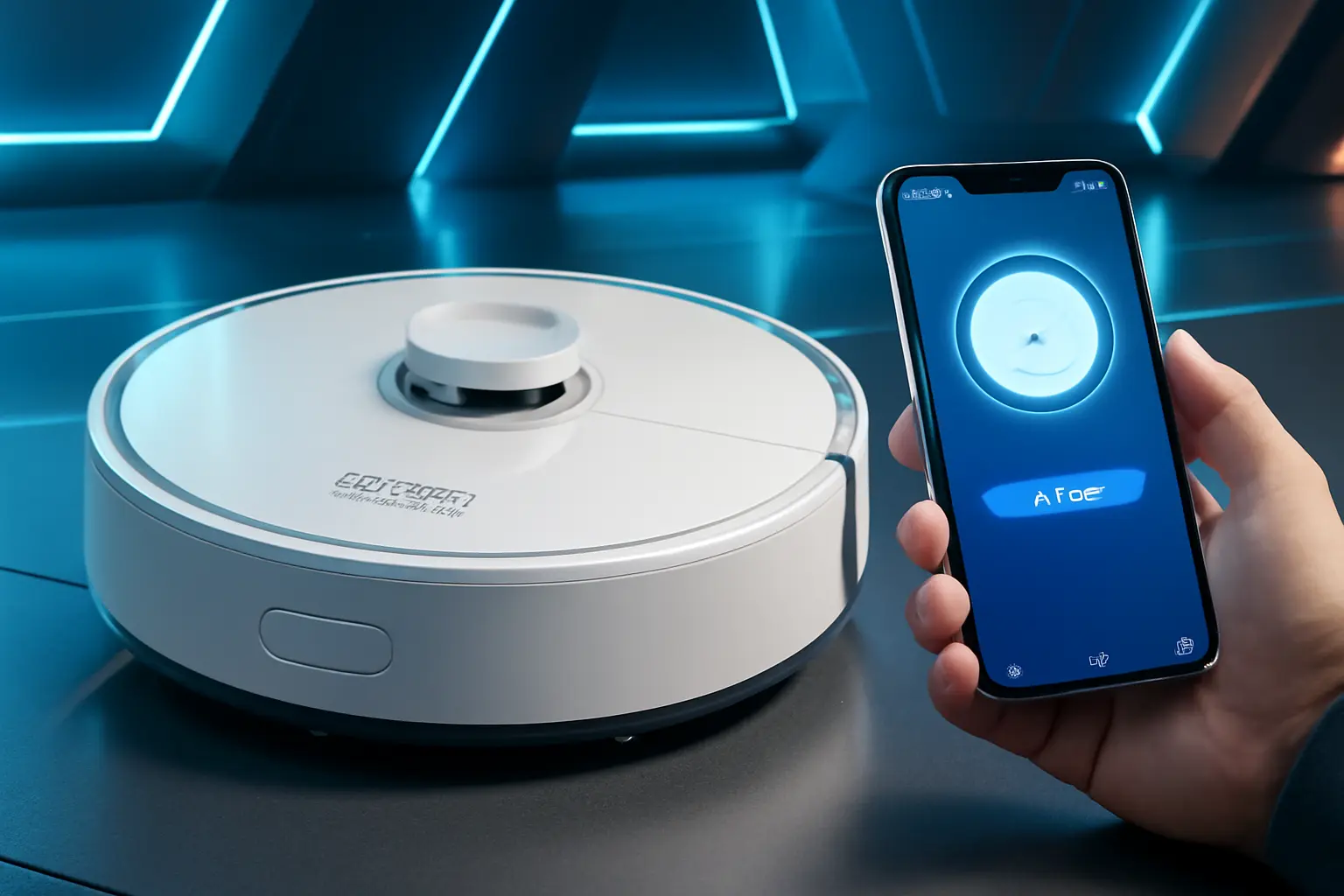 Robô Aspirador KaBuM! Smart 900 Branco Controle via App