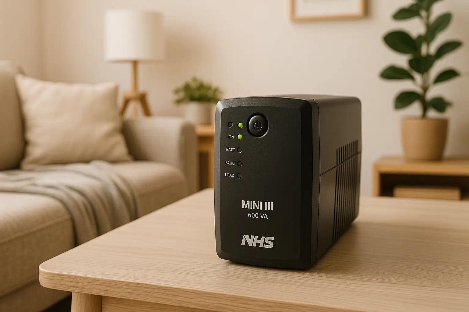 Nobreak NHS Mini III 600VA: segurança e eficiência compacta