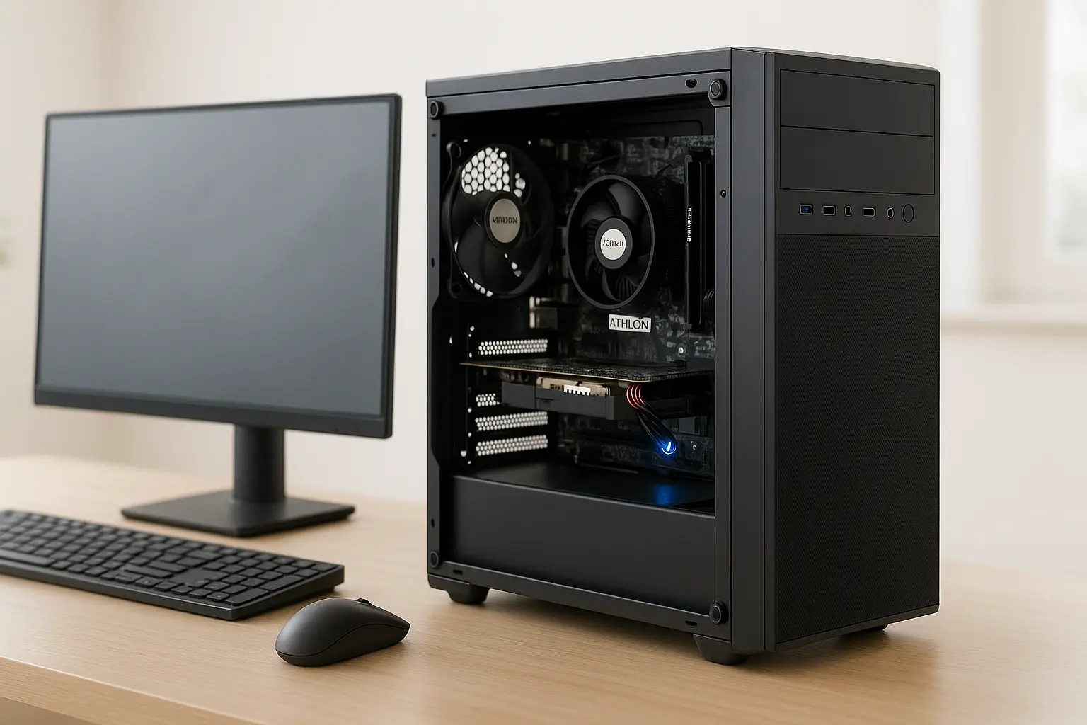 Monte seu PC: Athlon 3000G, Vega 3, 8GB, 240GB SSD