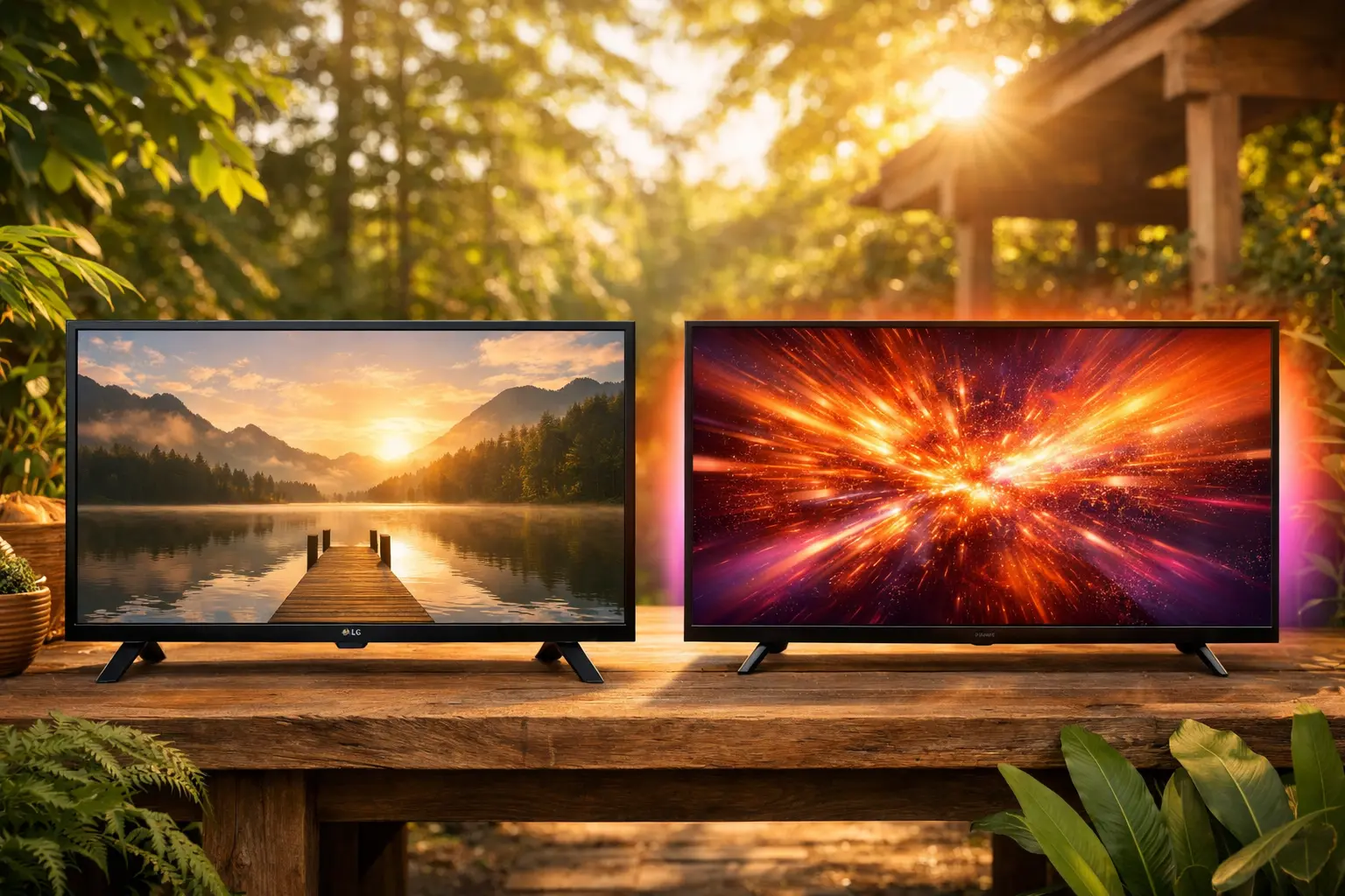 LG 43LR6700 vs Philips 50PUG7019/78: Full HD ou 4K?